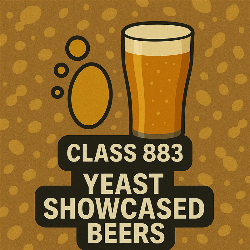 Entry - Class 883 - Yeast Showcased Beers